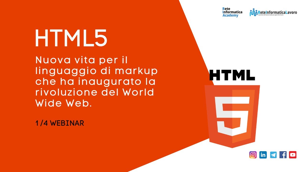 #1 Html5 nuova vita per il linguaggio di markup che ha inaugurato la ...