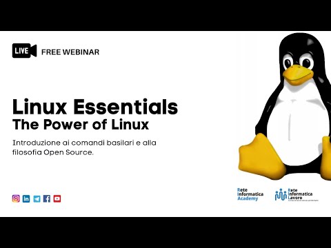Webinar - Linux Essentials - The Power of Linux - Reteinformaticalavoro