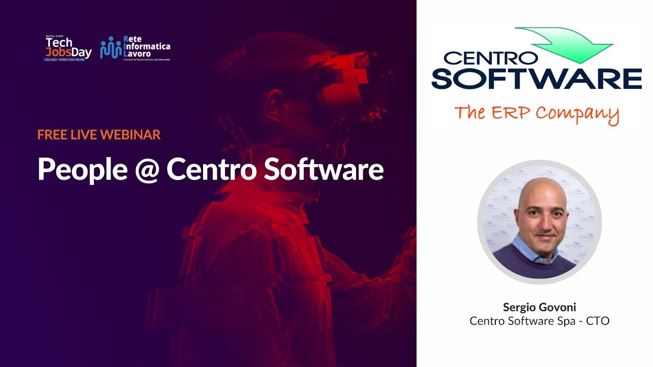Webinar - People @ Centro Software - Centro software - Reteinformaticalavoro