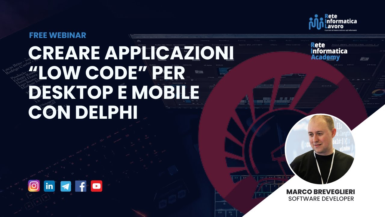 Creare applicazioni low code per desktop e mobile con Delphi ...